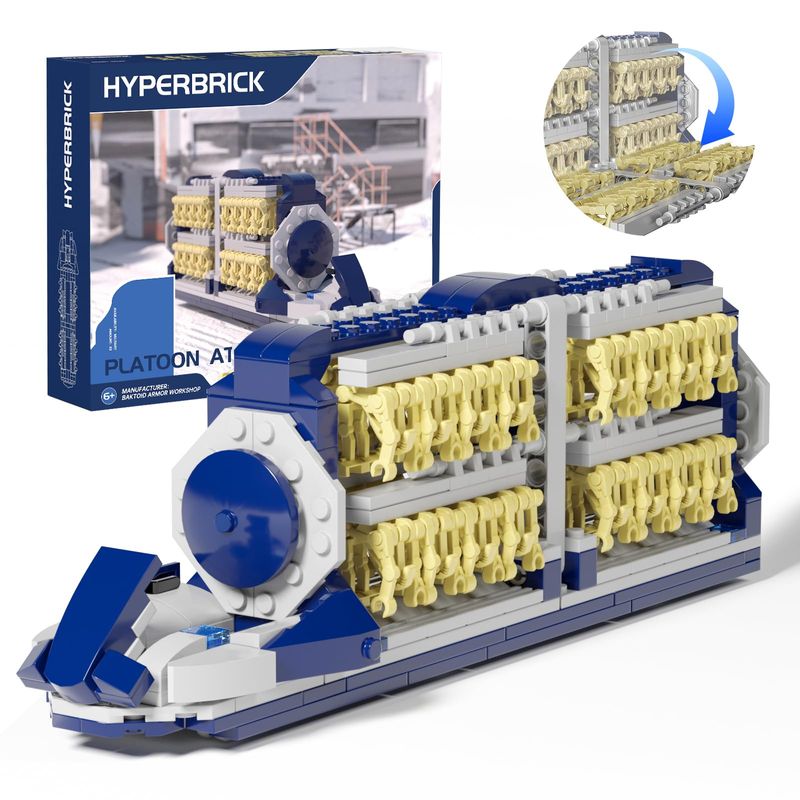 Droid Army Compatible with Lego, Platoon Attack Craft Building Set with ...