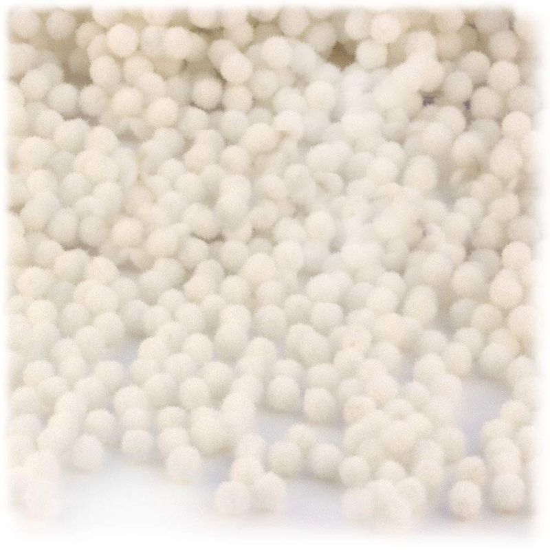The Crafts Outlet 500-Piece Multi Purpose Pom Poms, Acrylic, 5mm/0.20 ...