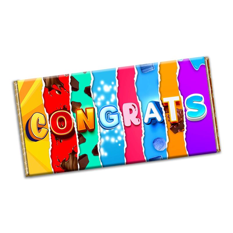 Congrats Novelty Chocolate Bar Wrapper Lovely Gift present for Mother ...