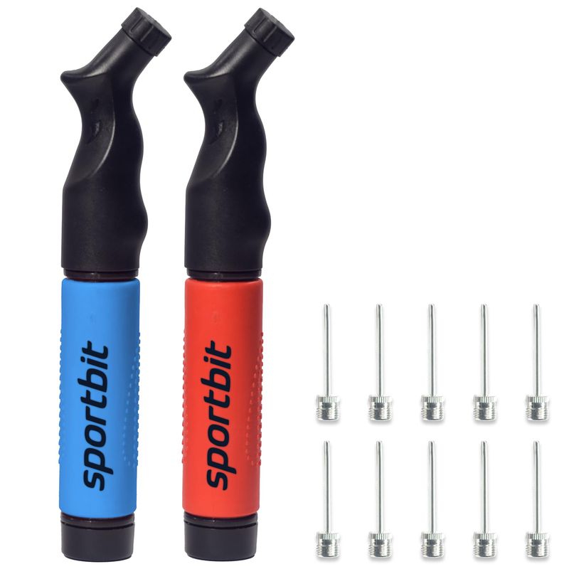 SPORTBIT Ball Pump with 5 Needle Set - Hand Pump System for Inflation ...