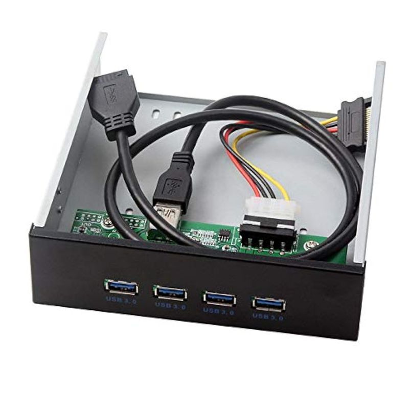 Cablecc USB 3.0 Hub 4 Port Front Panel to Motherboard 20 Pin Connector ...