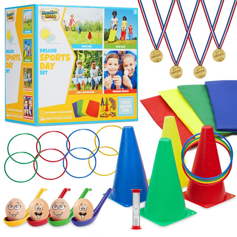 Outdoor Games Play Equipment for Kids Family Garden Toys Sports Day Kit ...
