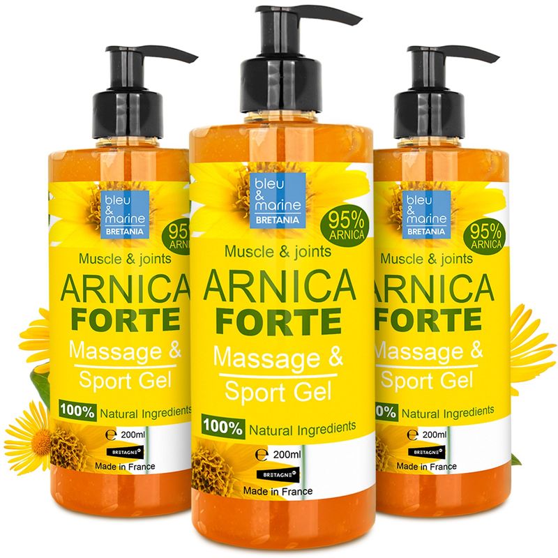 90% Arnica Forte Gel. Familiar Pack Rapid Muscle & Joint Pain Relief Balm. Bruising & Swelling ...