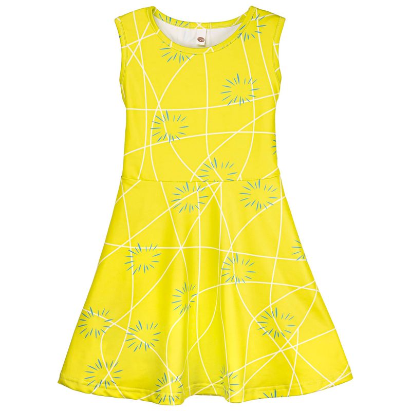 ANGELS DRESSY Little Girls Joy Emotion Costume Yellow Dress, Gold Happy ...