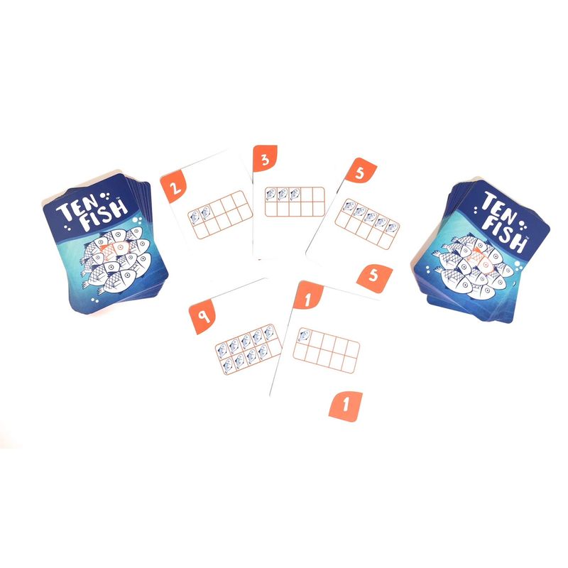 Ten Fish Math Card Game - Family Friendly Educational Cool Math Games ...