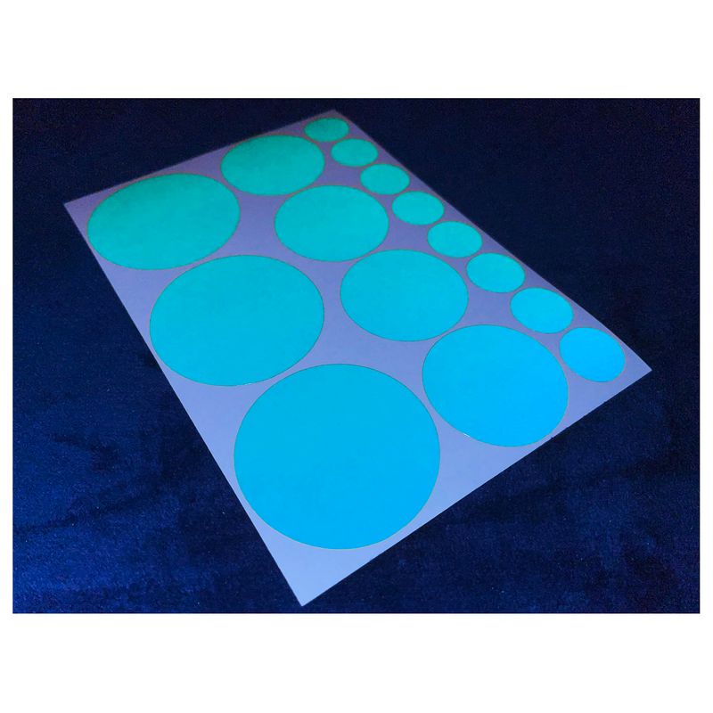 Veloviz Reflective Circle (Assorted) Blue Die-Cut Vinyl Cargo Bike ...