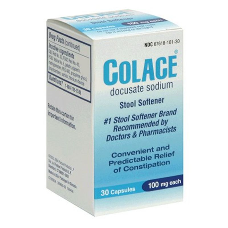 Colace 100 mg, 30 ct - Online Marketplace - EveryMarket