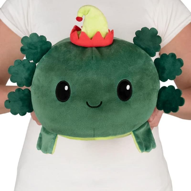 TeeTurtle - Original Reversible Big Axolotl Plushie - Green Elf ...