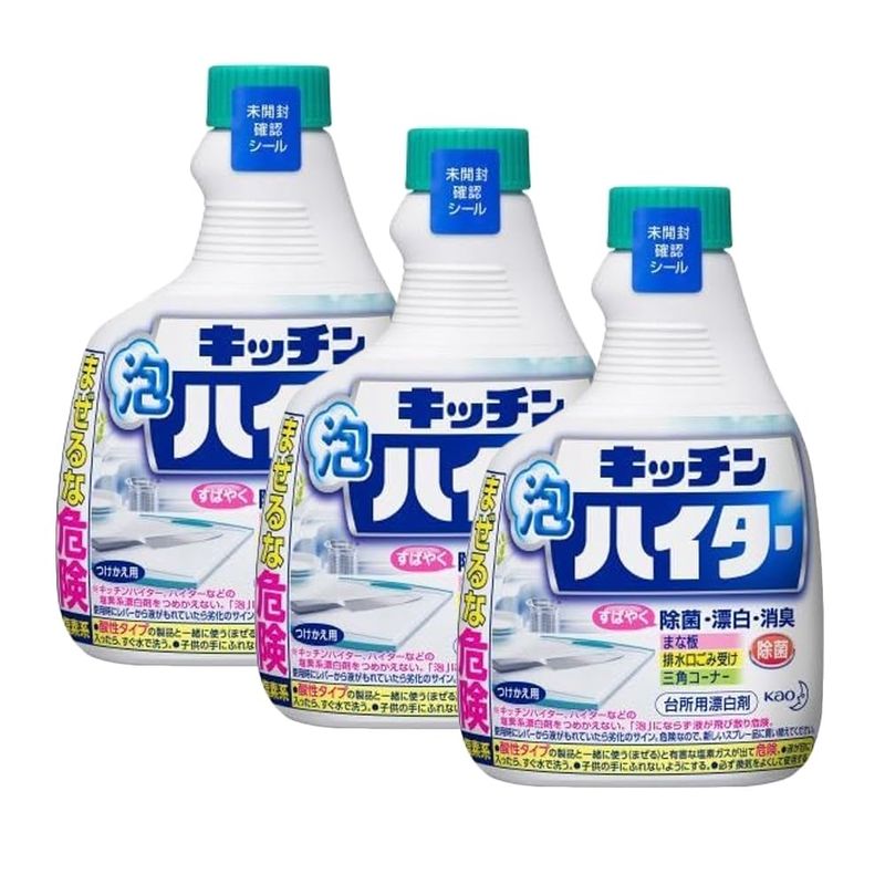 Kao Kitchen Foam Heater, Bleach Replacement, 13.5 fl oz (400 ml ...