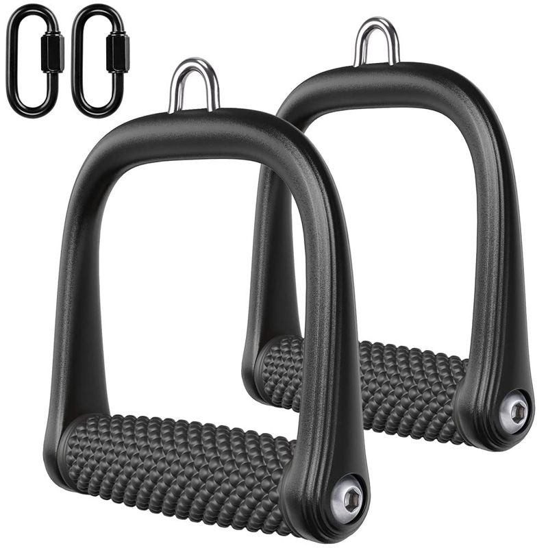 BeneLabel Gym Handle Grip 2pcs Cable Attachment for Fitness Workout ...