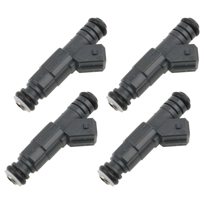 4 PCS Fuel Injector Compatible with Mercedes-Benz W124 R129 W140 W202 ...
