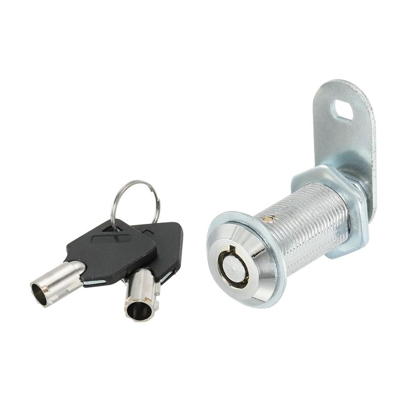 PATIKIL Cabinet Cam Lock with Key, 1-4/7"(40mm) Keyed Different Cam ...
