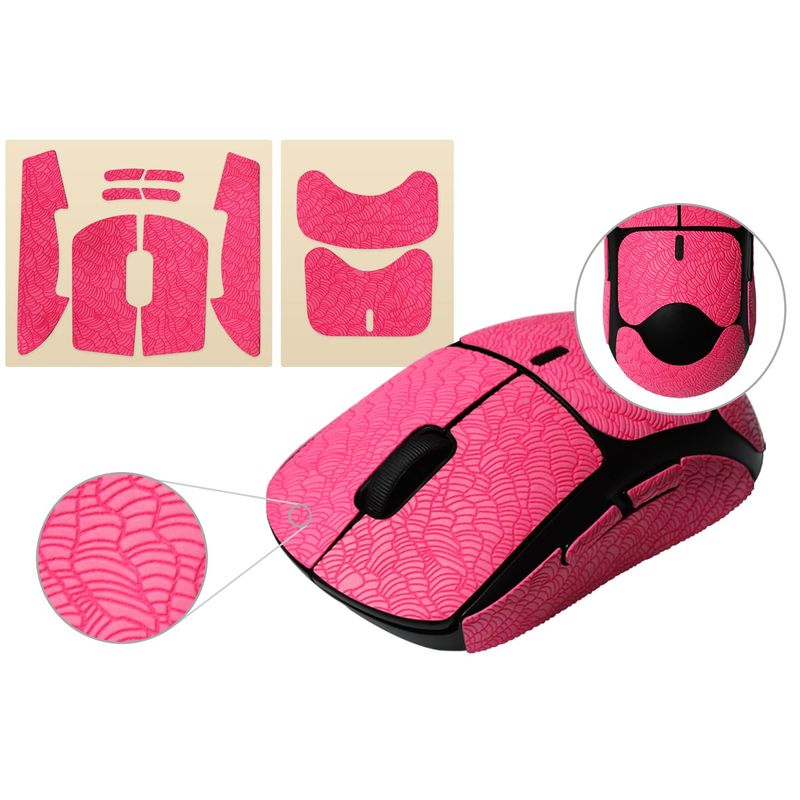 TALONGAMES Wave Pattern Series Mouse Grip Tape, Logicool G PRO Wireless ...