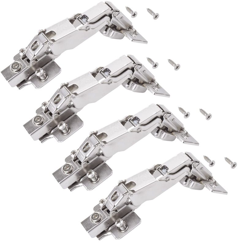 SOTECH Pack of 4 Wide-Angle Hinges T45 Corner Stop 165° Wide Angle Pot ...