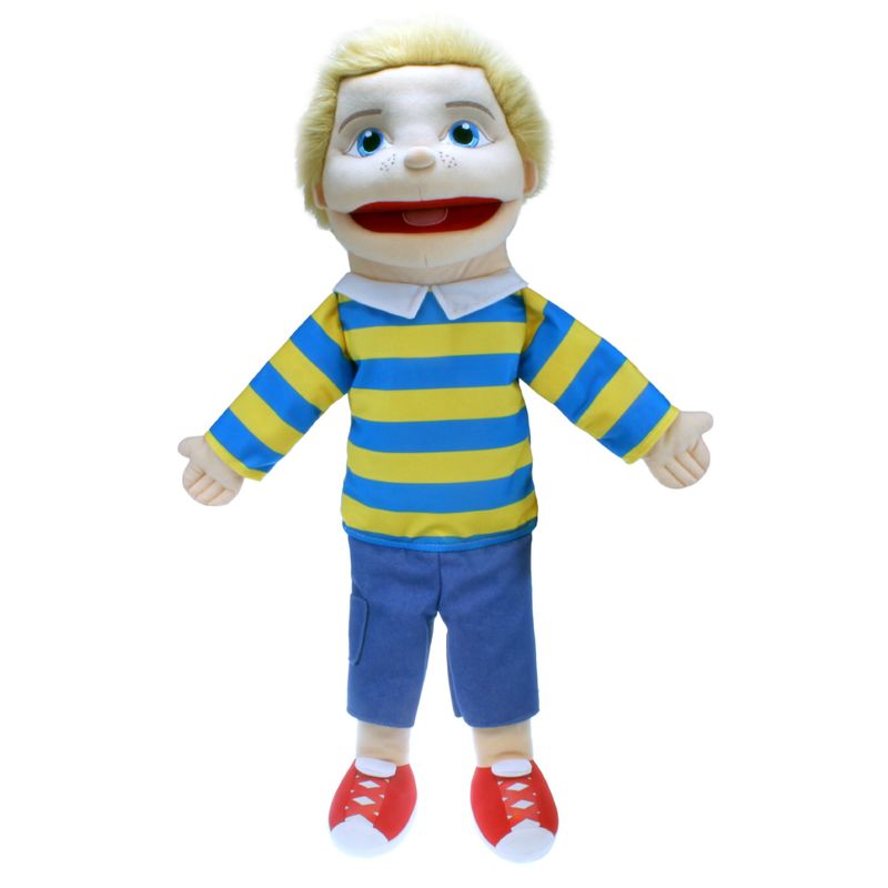 The Puppet Company Medium Sized Puppet Buddies Boy Hand Puppet - Light ...