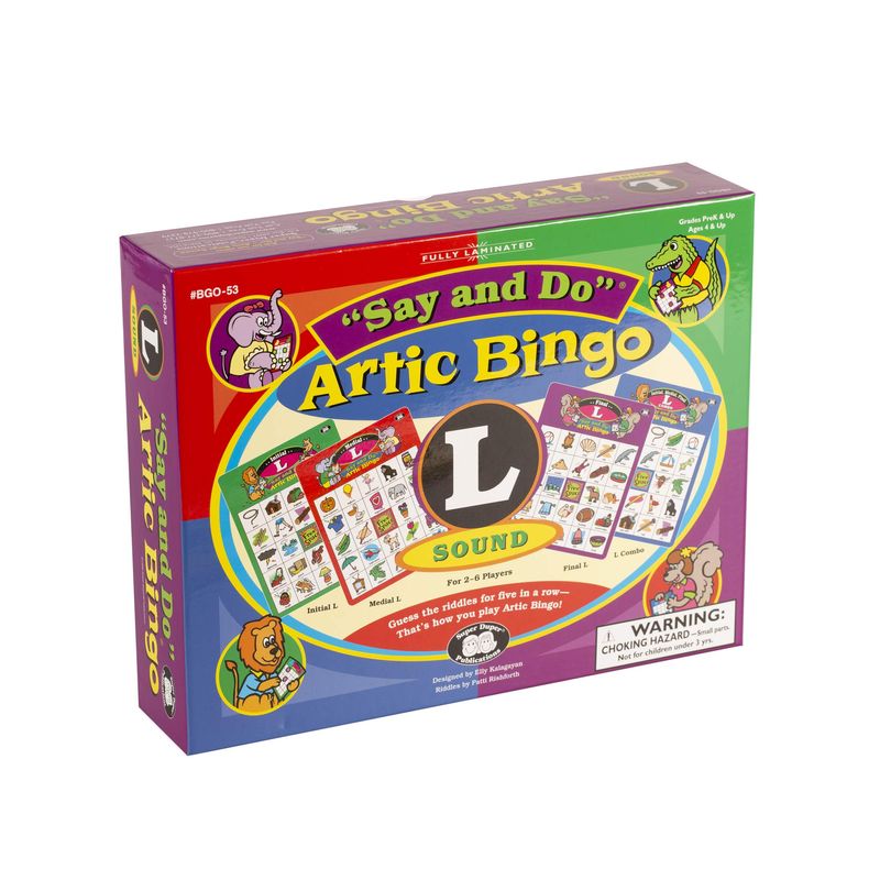 Super Duper Publications | Say and Do® Artic Bingo Sound Game Letter “L ...