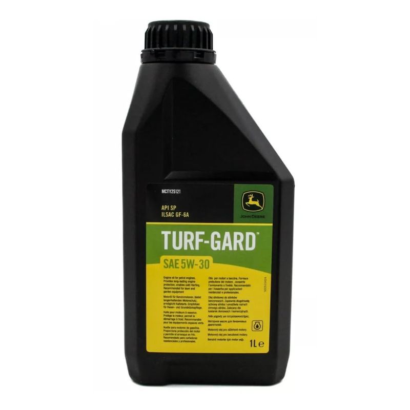John Deere Turf-Gard Engine Oil, SAE 5W-30, 1L, for 4-Stroke Petrol ...