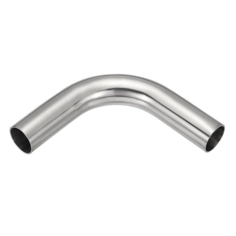 PATIKIL 90 Degree Sanitary Extended Pipe, 1.5inch OD Mandrel Bend Elbow ...