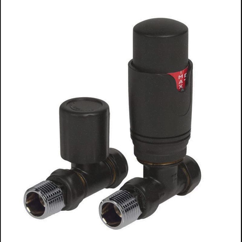 The Modern Thermostatic Radiator Valve and Lockshield | Straight ...