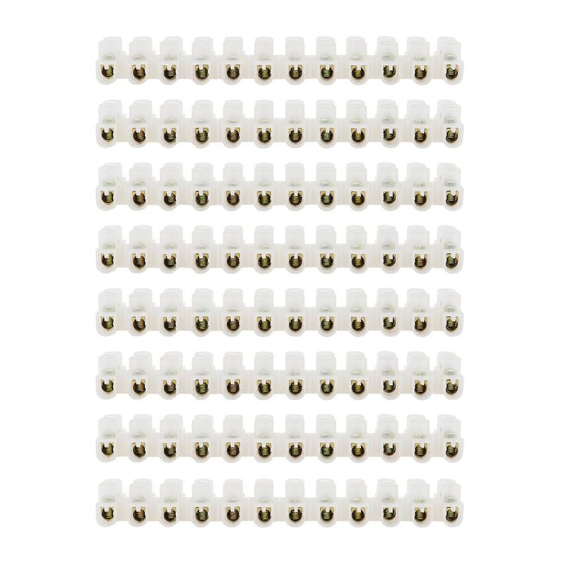 VOANZO 8Pcs Terminal Strip Screw Terminal Barrier Block 3A 12 Position ...