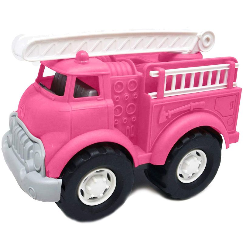 Big Plastic Toy Fire Truck for Toddlers Boys and Girls | Pink Fireman ...
