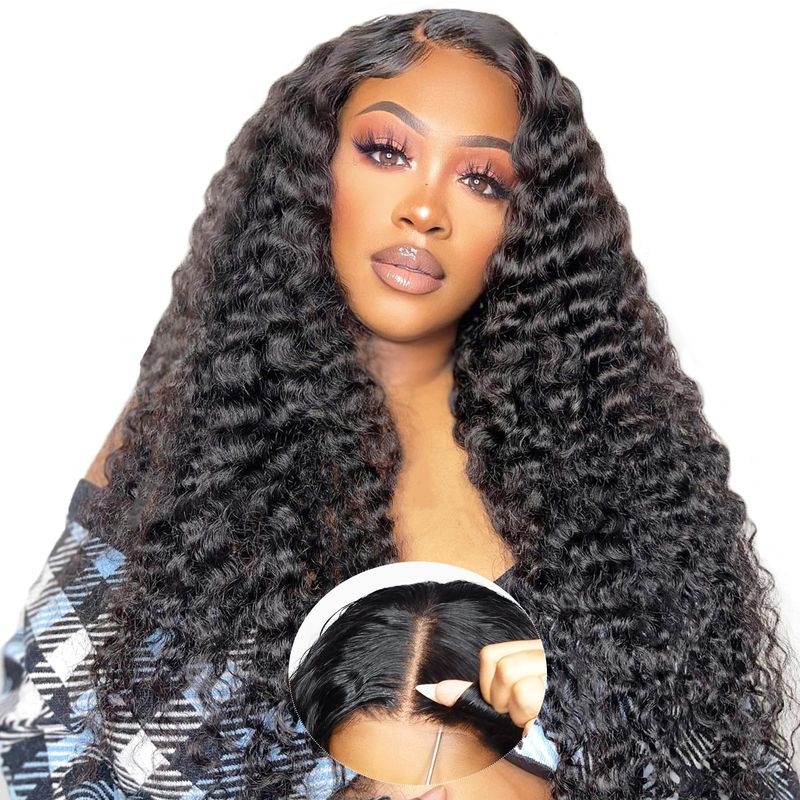 20 Inch Water Wave 200 Density HD Lace Front Wigs 9x6 Wear and Go ...