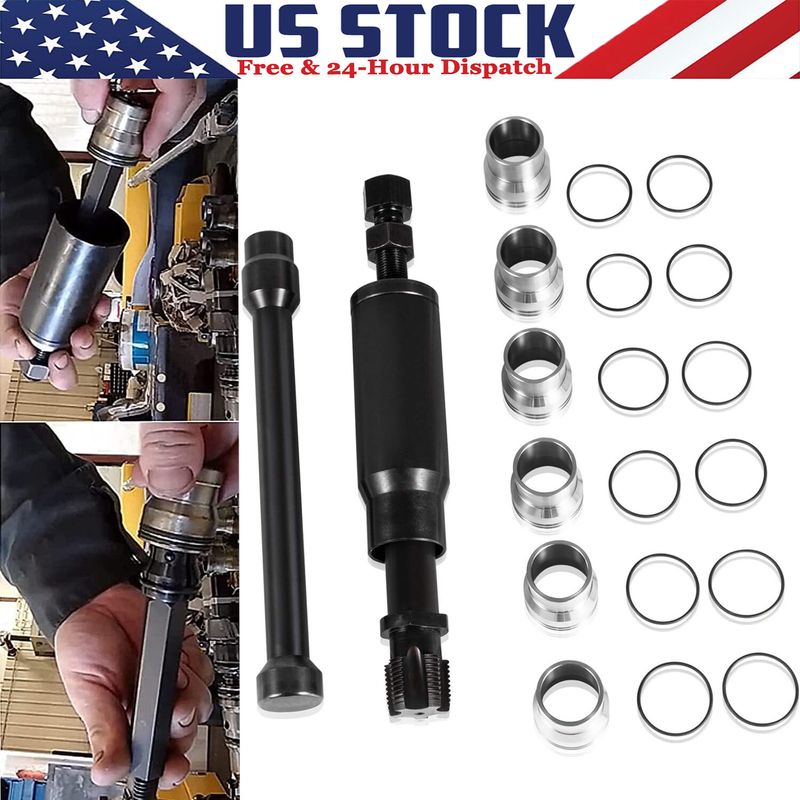 Injector Sleeve Cup Removal Install Tool Kit For Caterpillar Cat 3126B ...