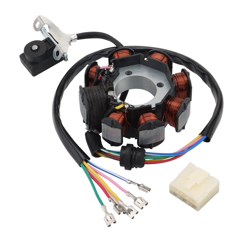 GOOFIT 8 Coil 6 Wire Magneto Stator Coil Ignition Generator Replacement ...