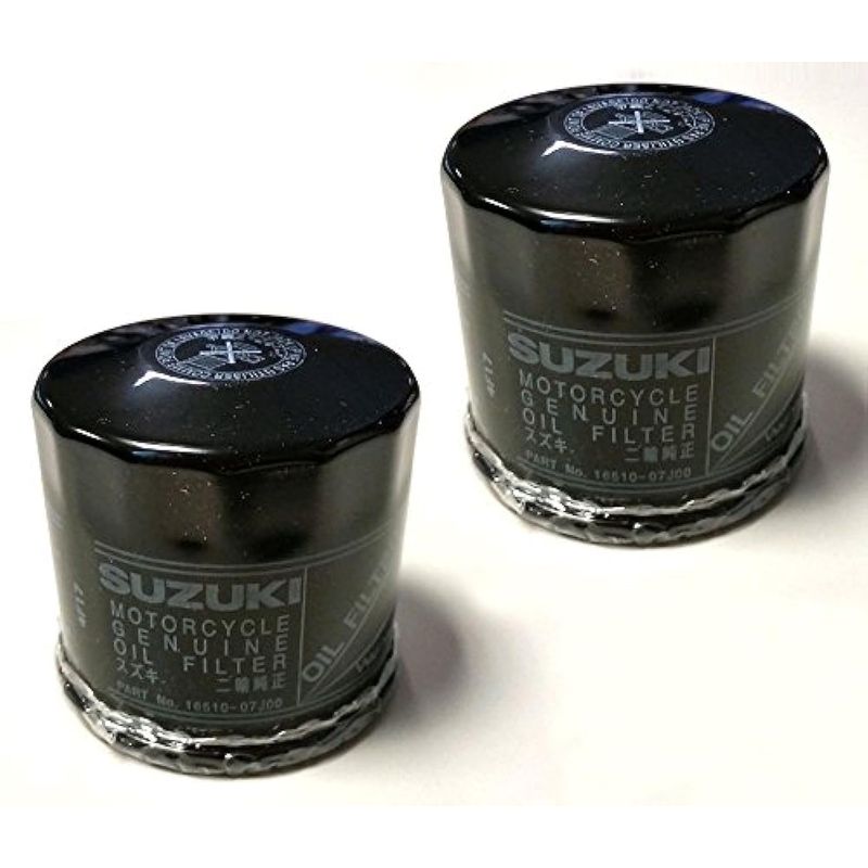 NEW SUZUKI OEM OIL FILTER 16510-07J00 (2-PACK) GSXR BOULEVARD HAYABUSA ...
