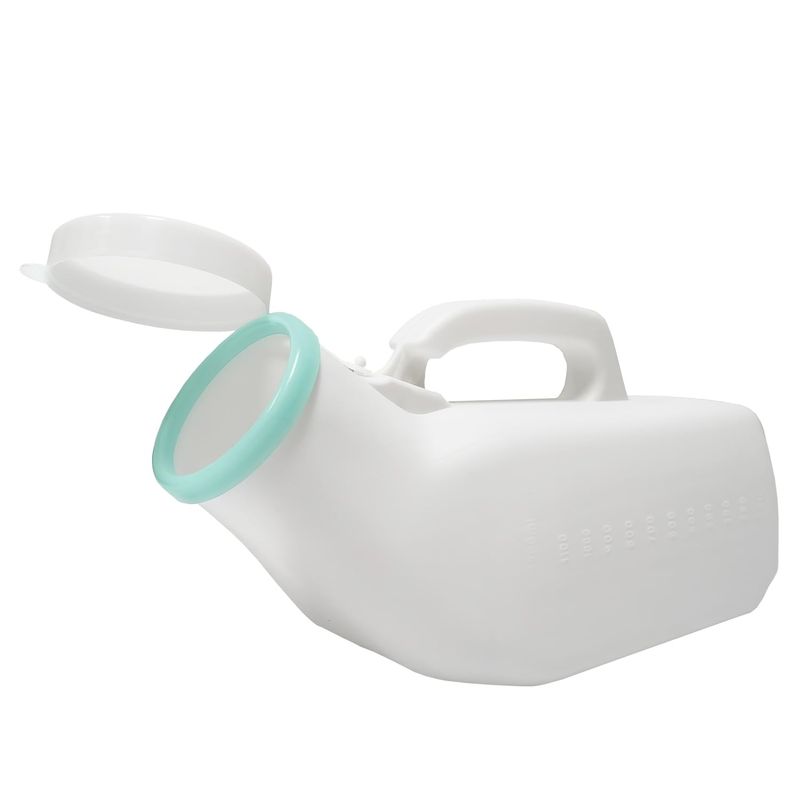 Male Urinal Portable Incontinence Bottle for Men Travel Screw lid Wee ...