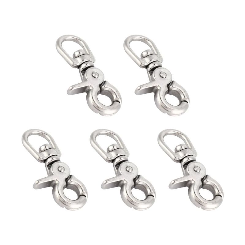 Marine Snap Hook, Stainless Steel Trigger Snaps Hooks Swivel Lobster ...