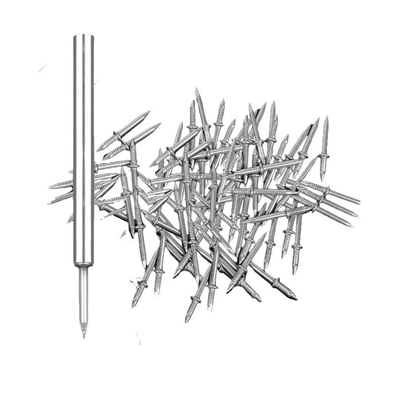 100pcs Double Head Skirting Thread Nail, Seamless Nail Invisible ...