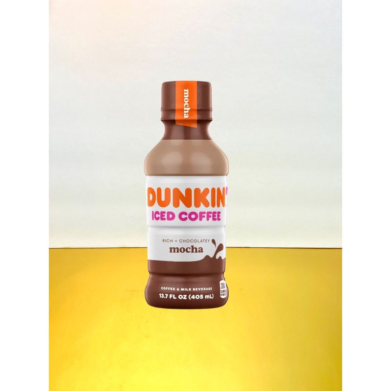 〽️New Official Dunkin' Donuts Chocolate Mocha Flavor Iced Coffee Drink ...