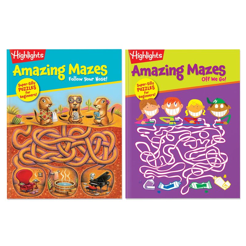 Highlights Amazing Mazes Beginner Maze Books for Kids Ages 3-6, 144 ...