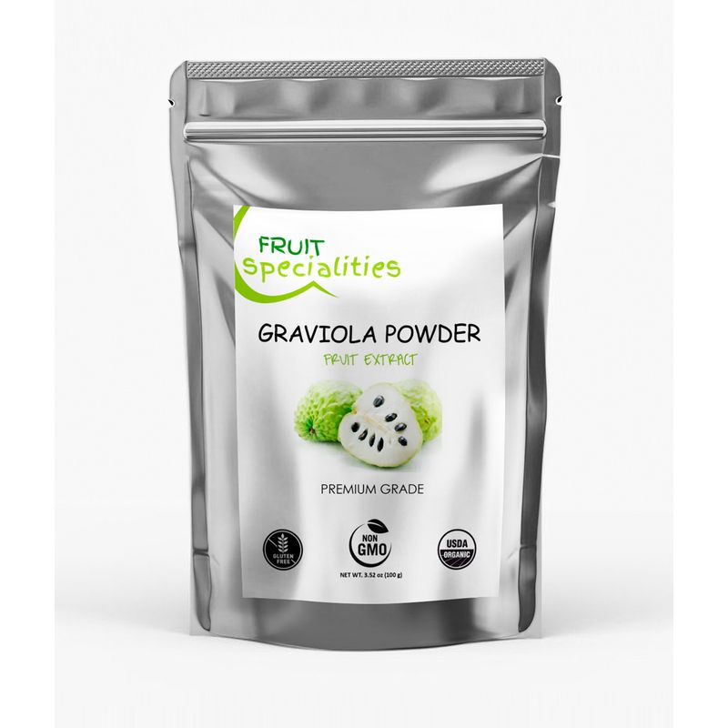 Pure Graviola (Soursop) Fruit Powder, 100% natura, Annona Muricata ...