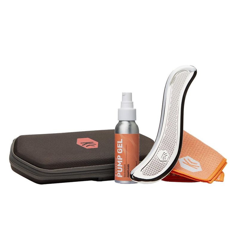 SIDEKICK Echo Muscle Scraper - Steel Gua Sha Tool - w/Patented X-Grip ...