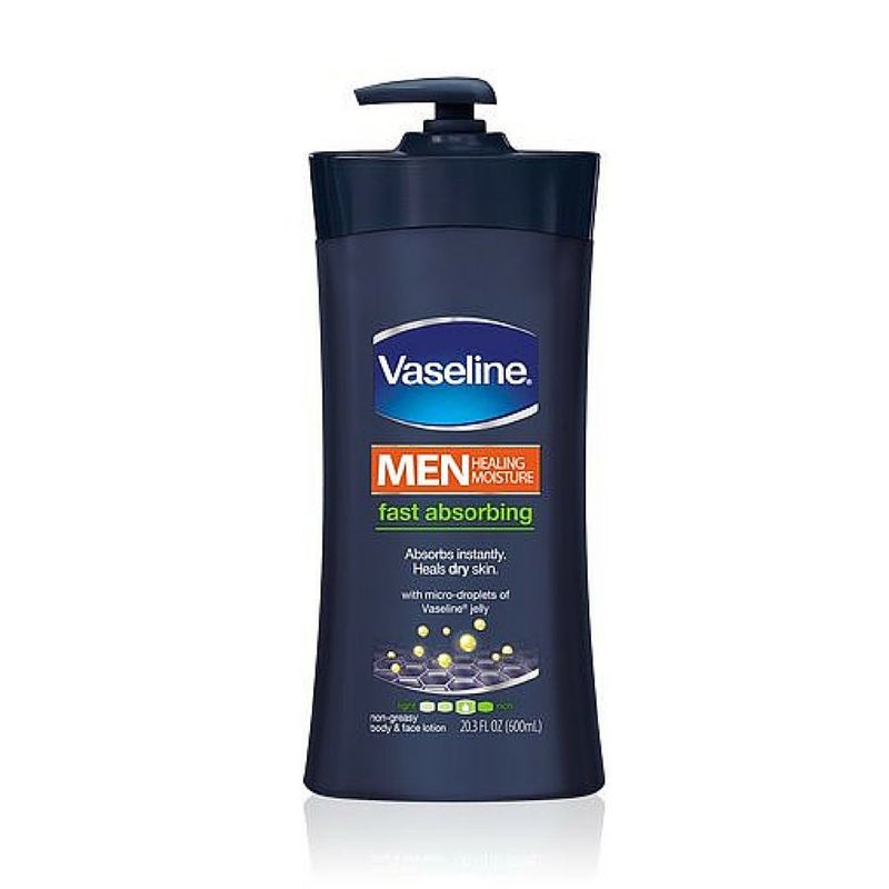 Vaseline Men Fast Absorbing 3-in-1 Face, Hands & Body Lotion for Men ...