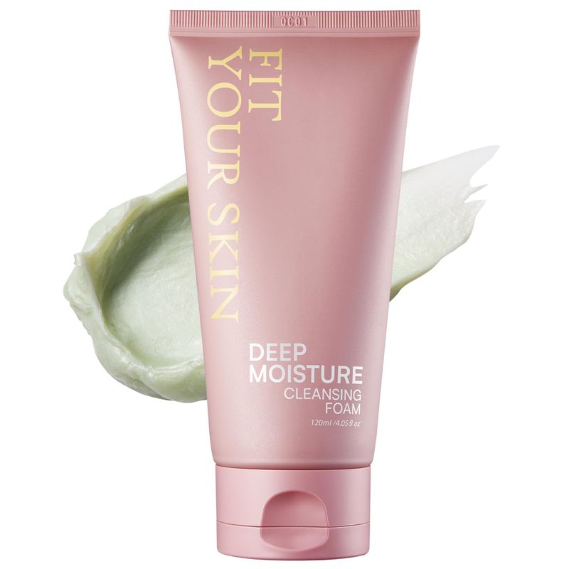FIT YOUR SKIN Deep Moisture Cleansing Foam - Hydrating Antioxidant Face ...