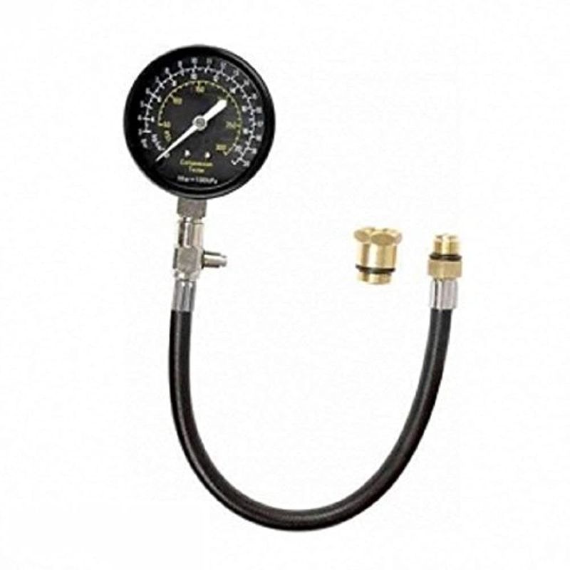 Engine Compression Tester Testing Gauge Gage Check Test Tool Kit ...