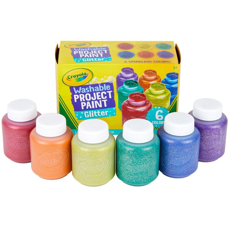 クレヨラ (Crayola) ボトル絵の具 6色セット 水で簡単に落とせる キラキラ 542400 正規品 - Online Marketplace - EveryMarket