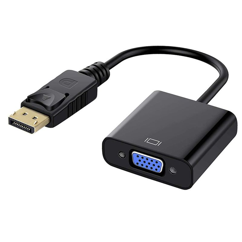 Displayport Male to VGA Female Converter Adapter (DP to VGA) Support ...
