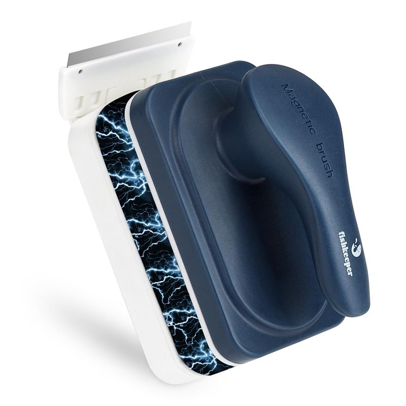 fishkeeper Aquarium Strong Magnetic Glass Cleaner Brush, Fish Tank ...