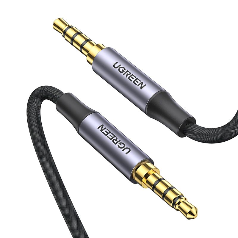 UGREEN 3.5mm Audio Cable, 4 Pole Mini Plug, TRRS Headphone Cable, AUX ...