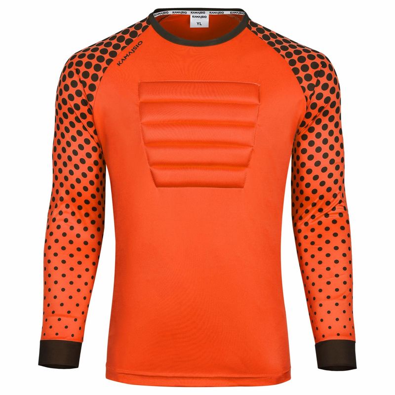 KAMAJSIO Elbow & Chest Padded Soccer Goalie Jersey - Soccer Goalkeeper ...