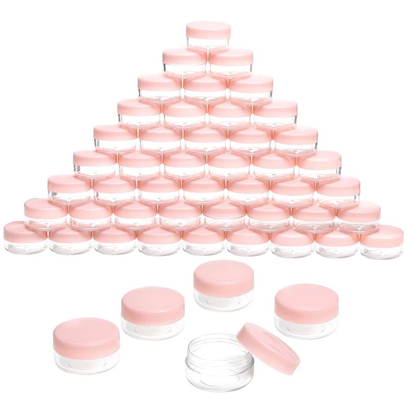 Empty Sample Pots 50Pcs Travel Sample Jar Pots With Lids 10g for Women ...