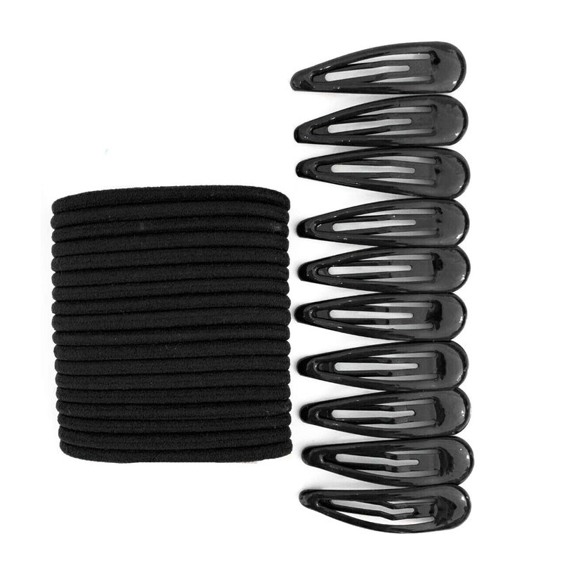 30 PCS Sleepie Elastics Hair Head Bands Snap Clips Hairbands Bobbles ...