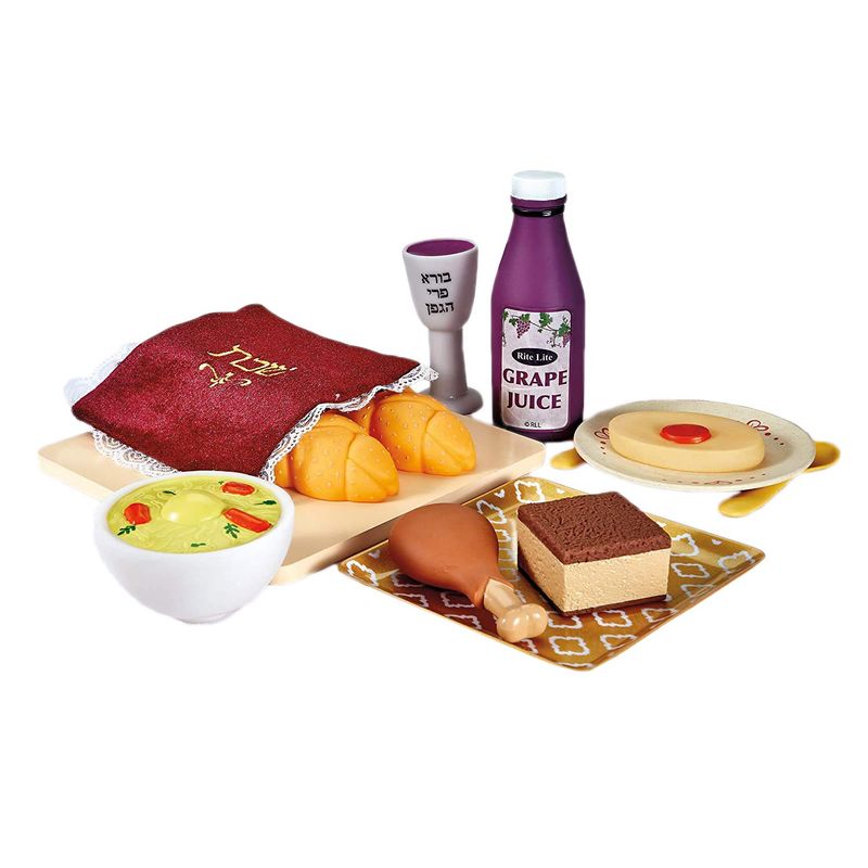 Rite Lite My First Shabbat Food Set - Jewish Kids Gift, Judaica Pretend ...