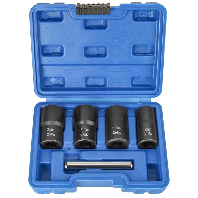 Locking Wheel Nut Removal Tool, 1/2” Locking Wheel Nut Impact Bolt Lug ...