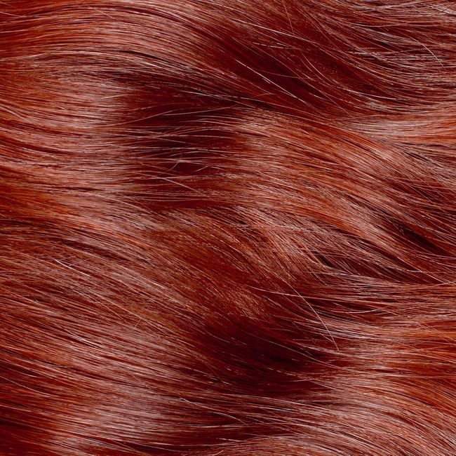 Brownish Red Hair Color Chart