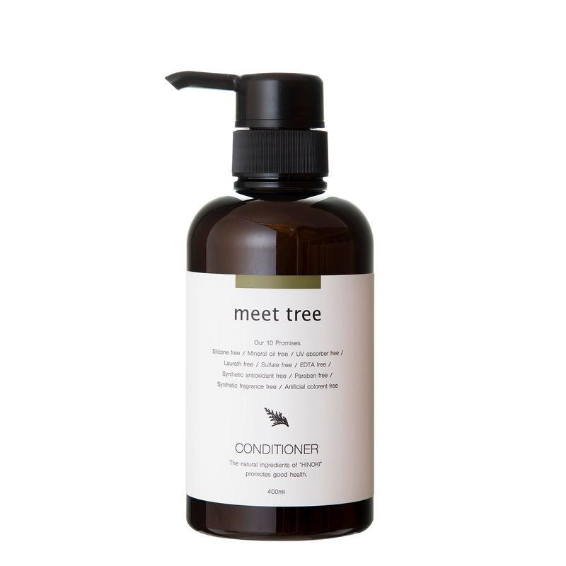 Conditioner, Cypress Scent, 13.5 fl oz (400 ml), Meet Tree, Hinoki, Cypress, Cypress, Essential ...